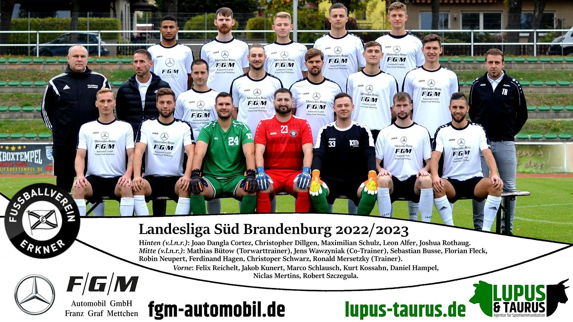 Mannschaftsfotos - LUPUS & TAURUS